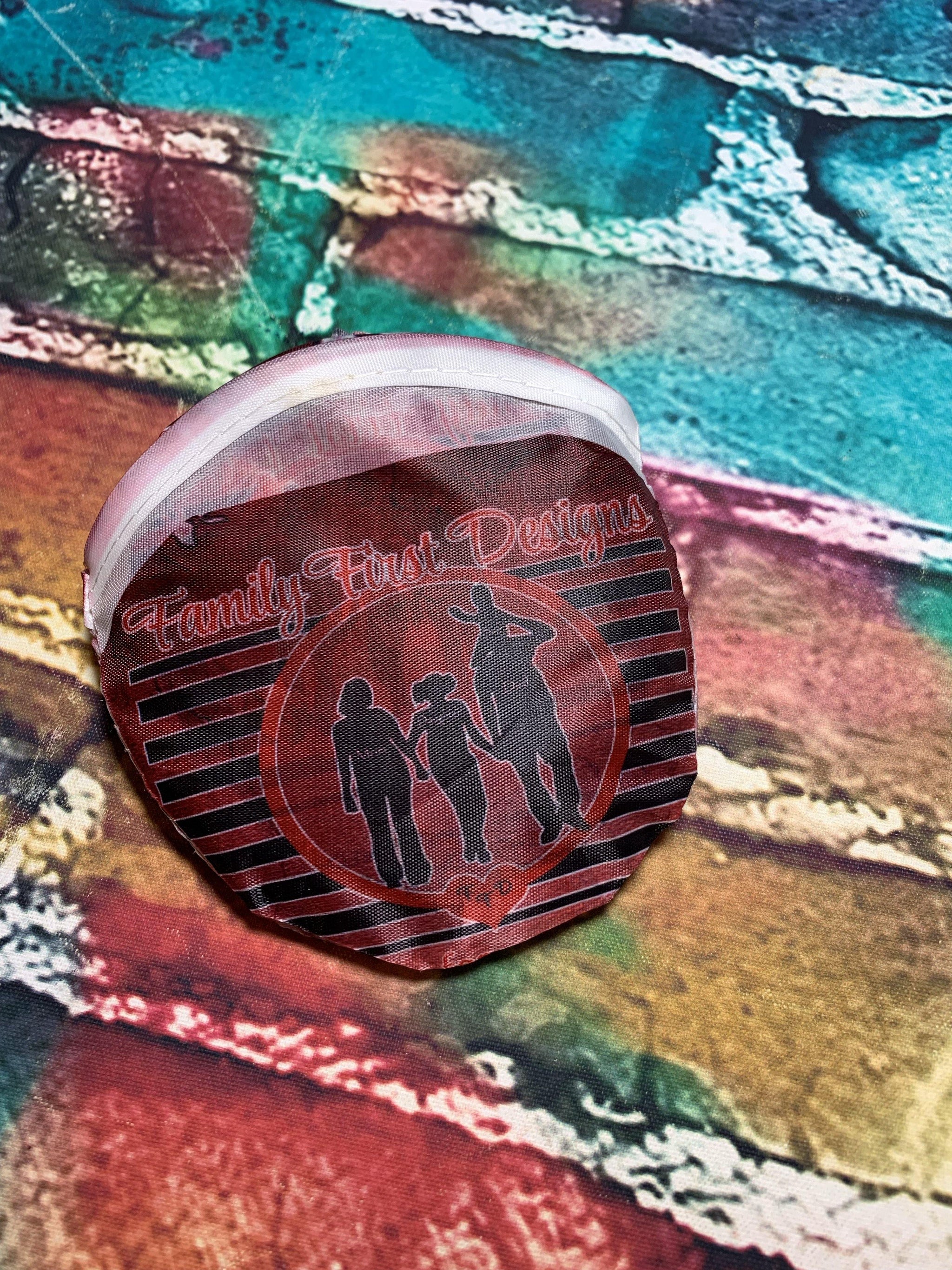 Custom Foldable Fan with Pouch – Family First Designs LLC