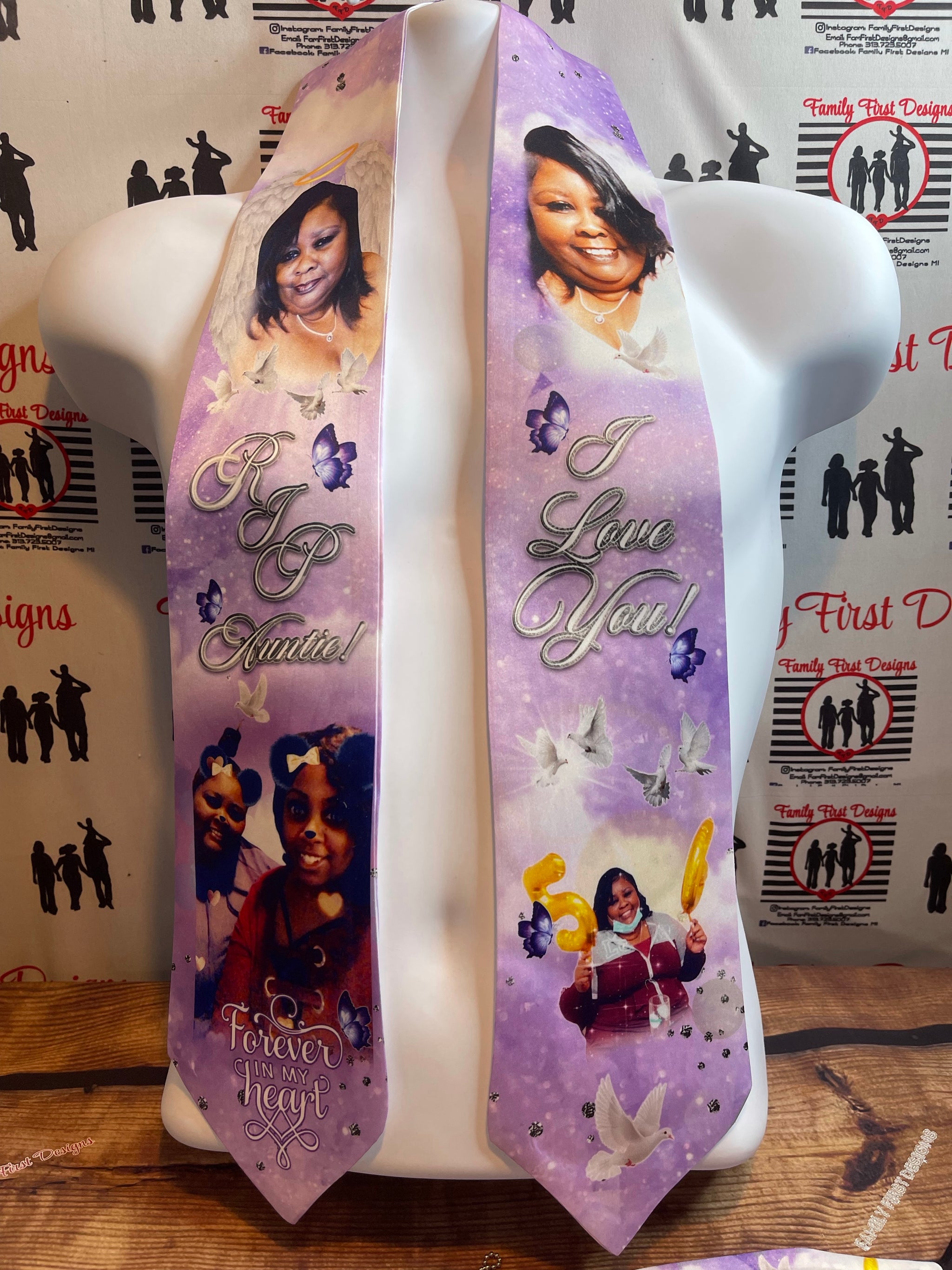 Custom Graduation Stole – Family First Designs LLC